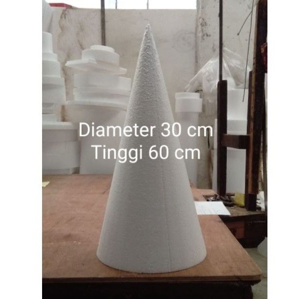 Diameter 30cm Styrofoam Cone Cork Cone Height size selected in variants ...