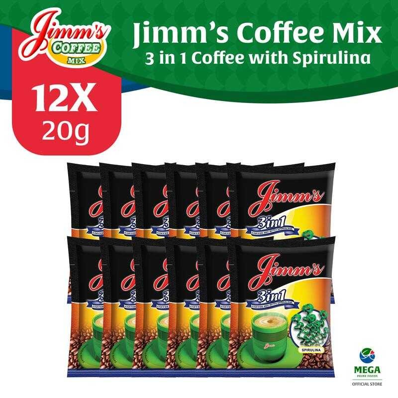 Jimm's Mix | 3 In 1 Coffee With Spirulina 20G By 12S Cff 959 563 ...