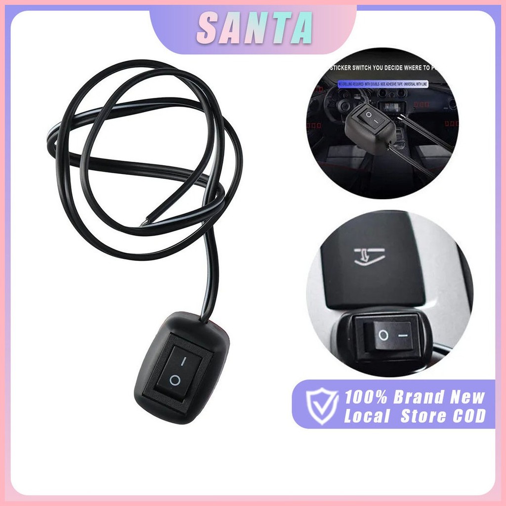 Universal Car Light Switch Paste Type Fog Light Switch 60/100cm ...