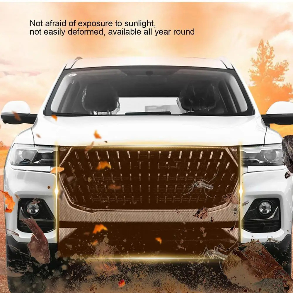 Car Radiator Grille Mesh Net Front Grill Protector Anti Insect Stone ...