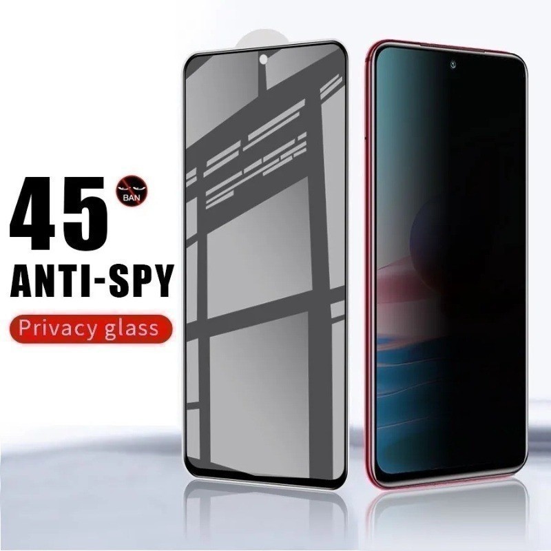 2 in 1 infinix Smart 10 Tempered Glass Anti-peeping Screen Protector ...
