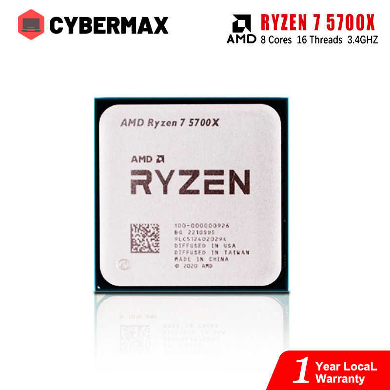 AMD Ryzen 7 5700X 3.4Ghz Desktop Processor 8-Core 16-Thread Socket Am4 ...