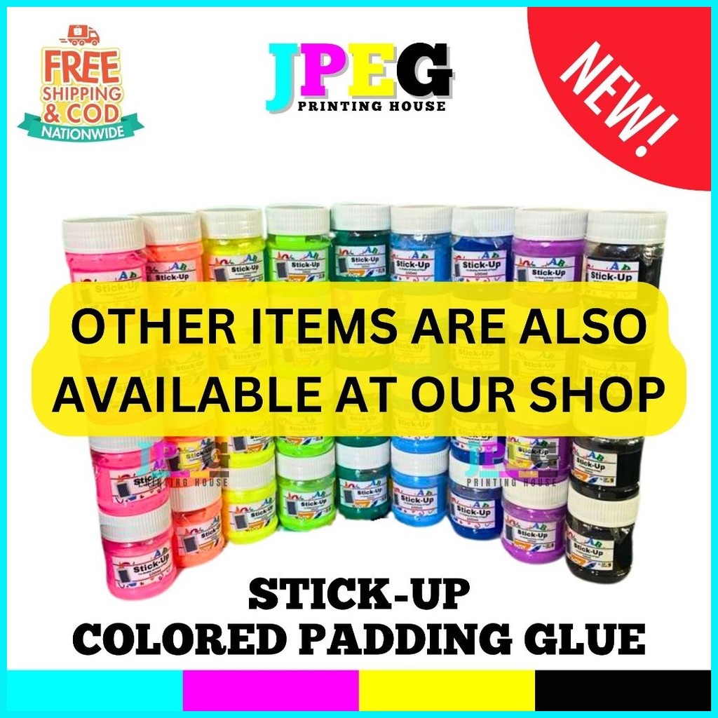 200ml RED / WHITE Stick-up FREE BRUSH Repacked Padding Glue - White ...