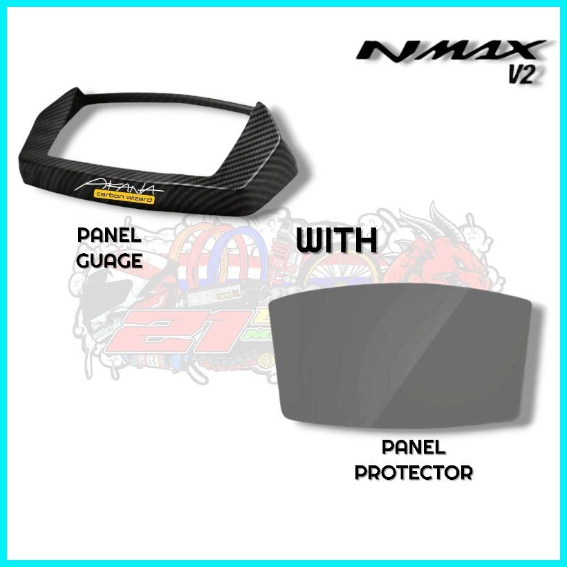 NEW!! Yamaha Nmax v2&v2.1 twill and forged hydro dip carbon glossy ...