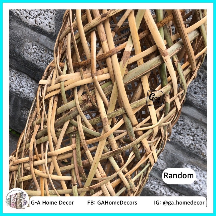 Native table christmas tree 2 ft - 3 ft - rattan - hagnaya - natural ...