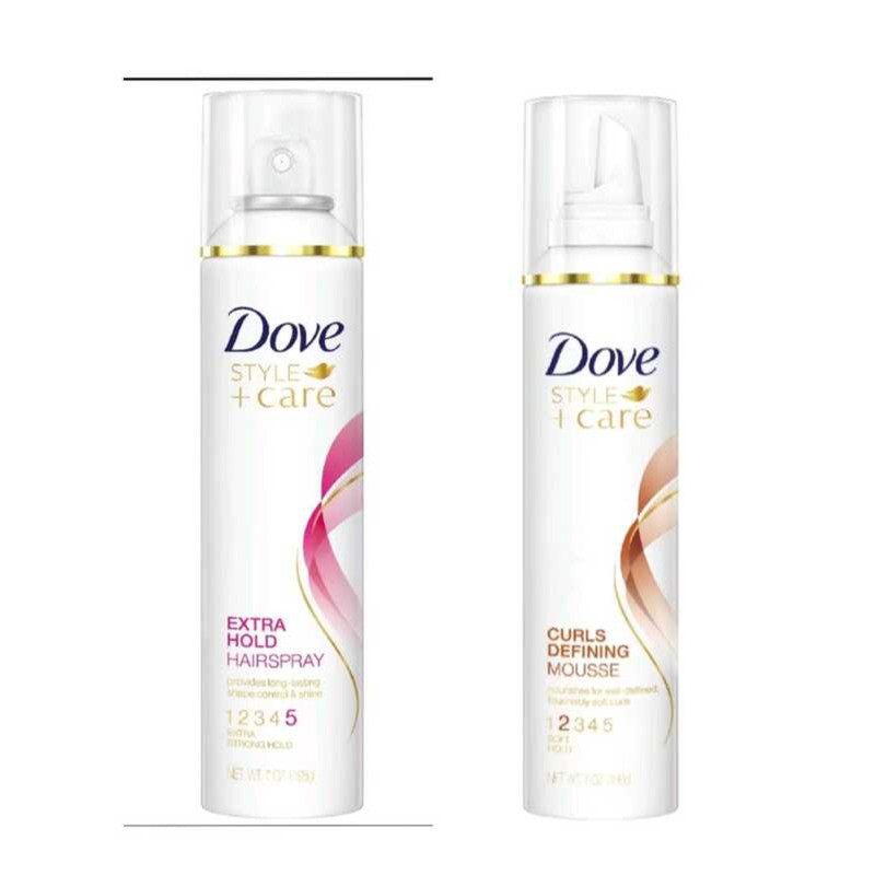 Dove Nourishing Curls Whipped Cream Mousse And DOVE Style+Care EXTRA ...