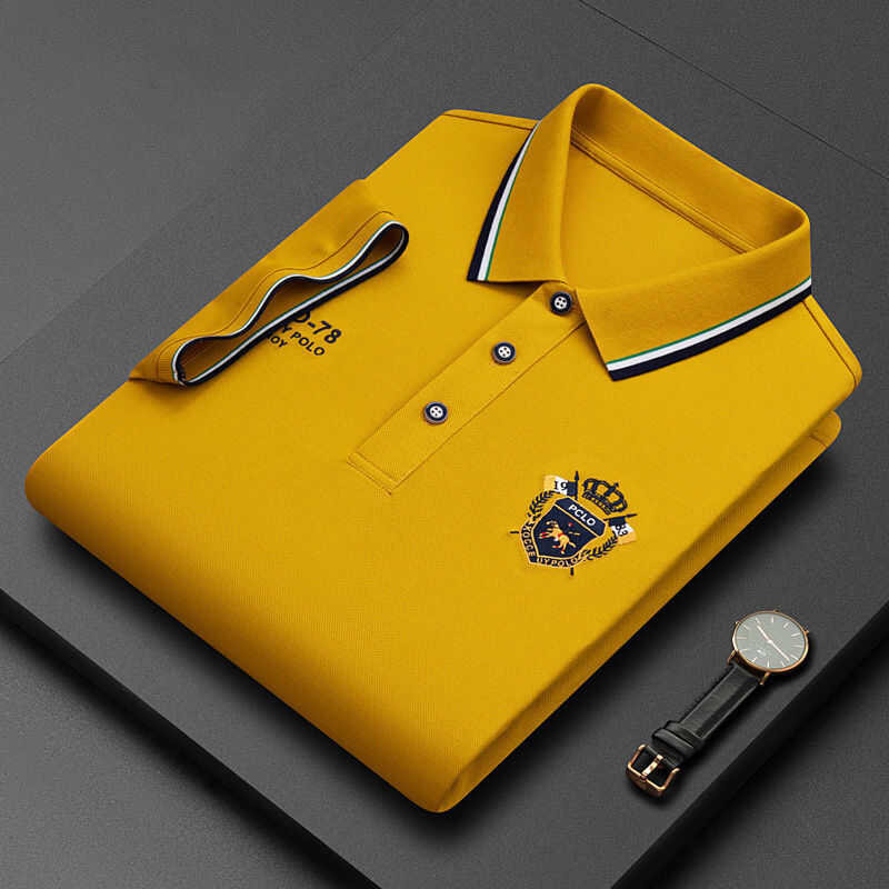 2025 Malaya polo shirt, maikling manggas sa tuktok tag-init ... 2025 Malaya polo shirt, maikling manggas sa tuktok tag-init ...