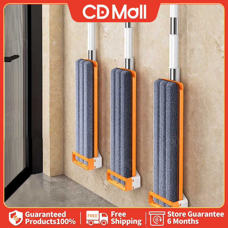 CD Flat Mop With Squeezer For Floor Cleaning Microfiber Squeeze Mop ...