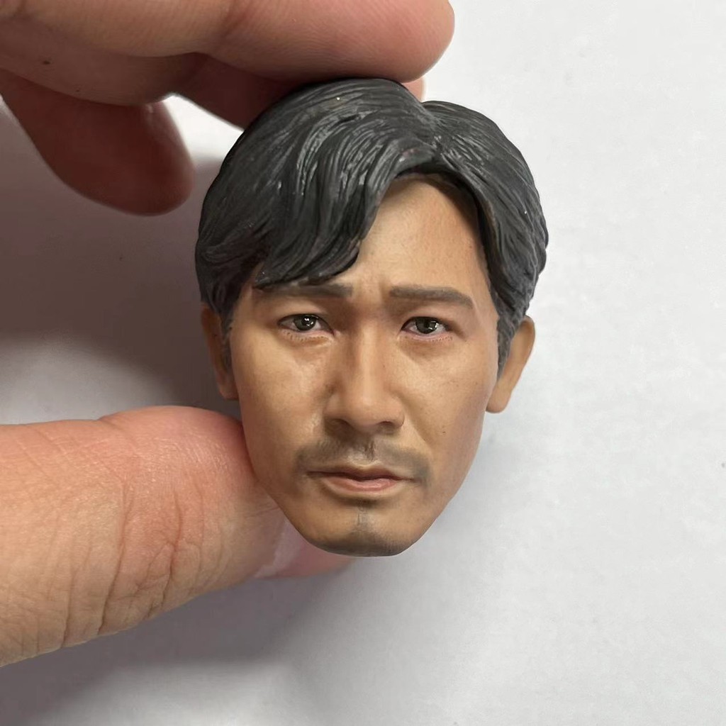 Male Head Carving Tony Leung Chiu Wai Soldier Actor Star Model 1/6 Scale Action Figure Body ...