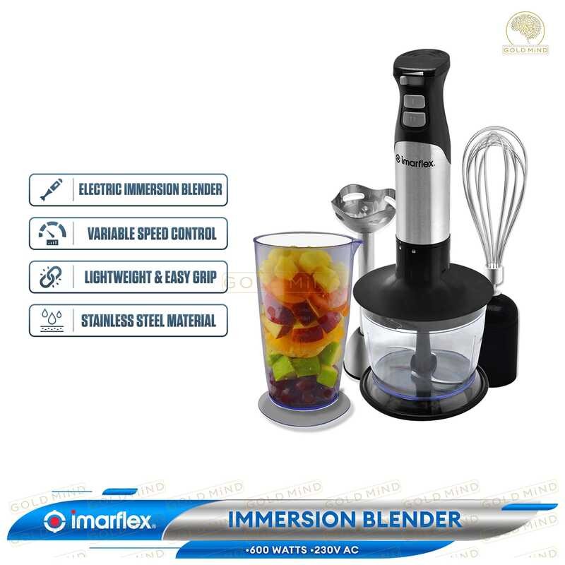 Isb-740C Imarflex Immersion Blender Whisk Whipper Food Processor Hand ...