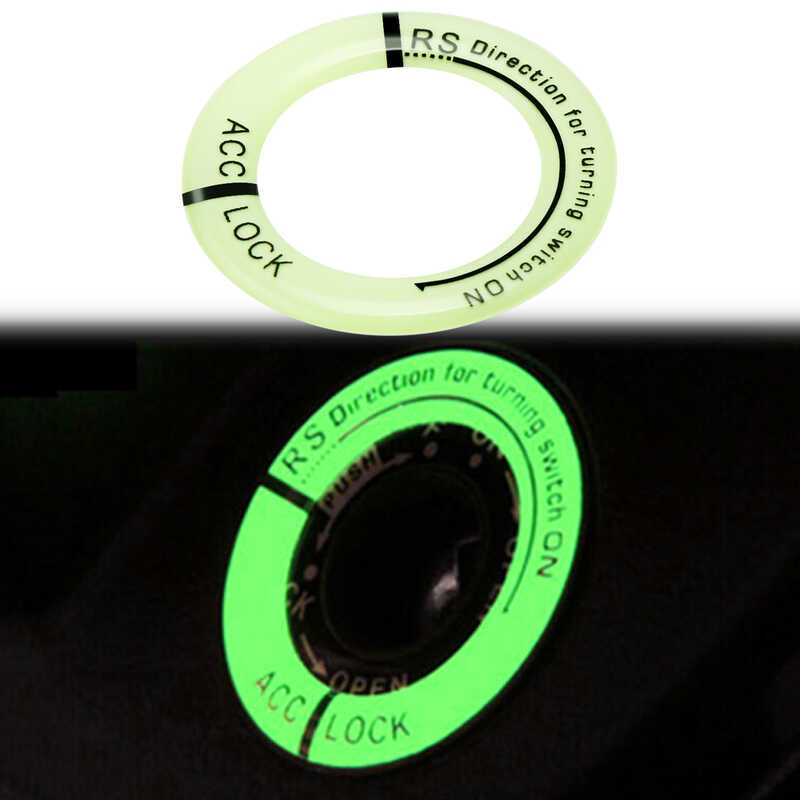 Motorcycle Luminous Car Ignition Switch Sticker for Toyota prado 120 ...