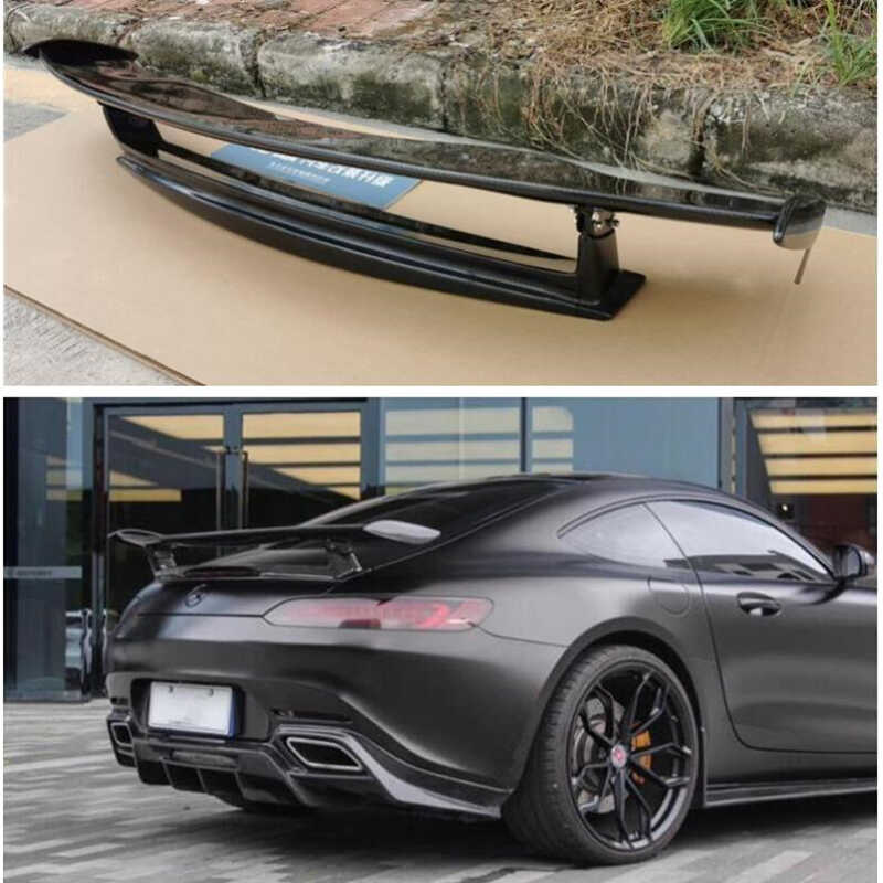 Fiber Real Carbon Wing Trunk Spoiler For Mercedes-Benz AMG GT GTS GTC 2019 2020 2021 2022 2023 ...