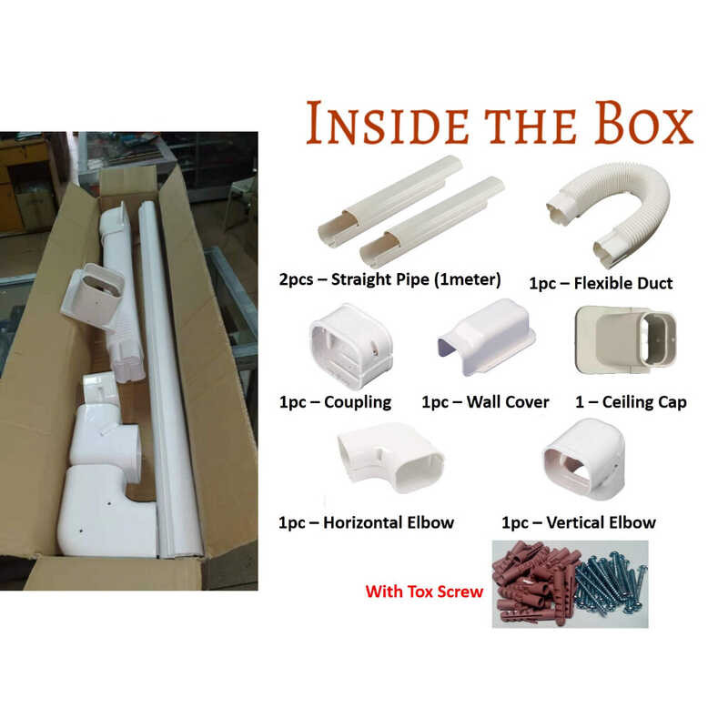 OFOPL 3X2.5 Inches Molding/Cladding PVC Copper Pipe Cladding/Molding ...