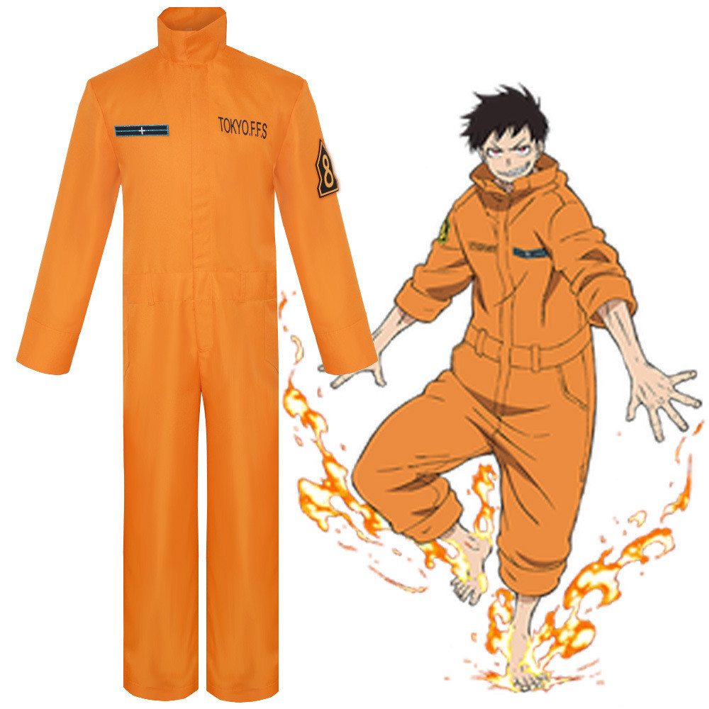 Flaming Fire Brigade COS Uniform Eighth Fire Uniform Mori Lower cosplay ...