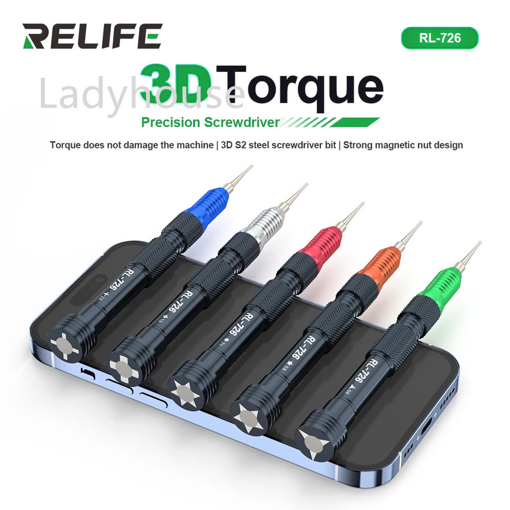 RELIFE RL-726 3D Precision Torque Screw Driver Anti Slip Teeth ...