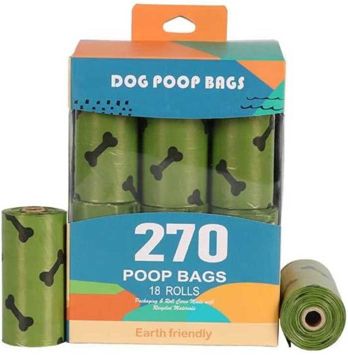 Dog Poop Bags, Guaranteed Leak Proond Extra Thick Bag Refill Rolls For ...