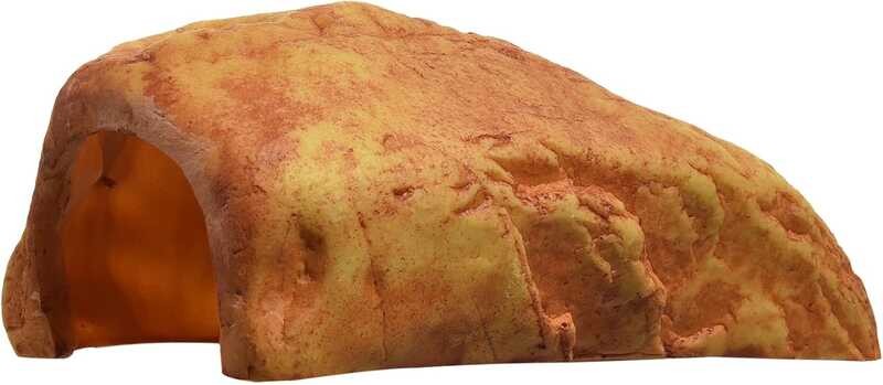 JIHAQUA Reptile Rock Hide Hiding Place, Snake Cave and Hides for Snake ...