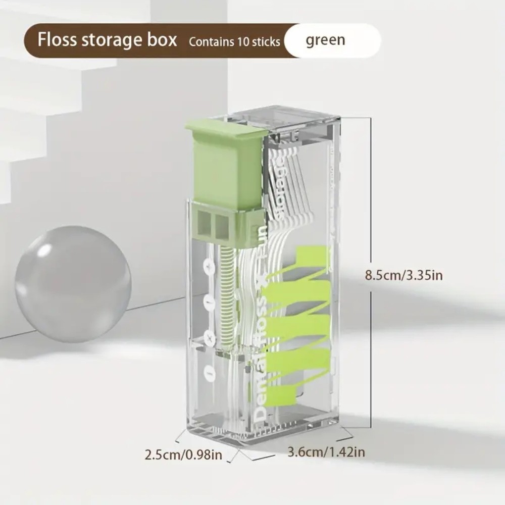 Automatic Dental Floss Storage Box Portable Floss Dispenser Reusable ...