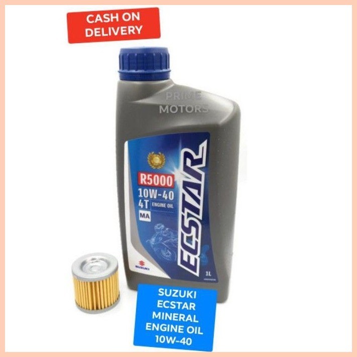 SUZUKI 4T ECSTAR R5000 MOTOR OIL (10-40w) | Shopee Philippines