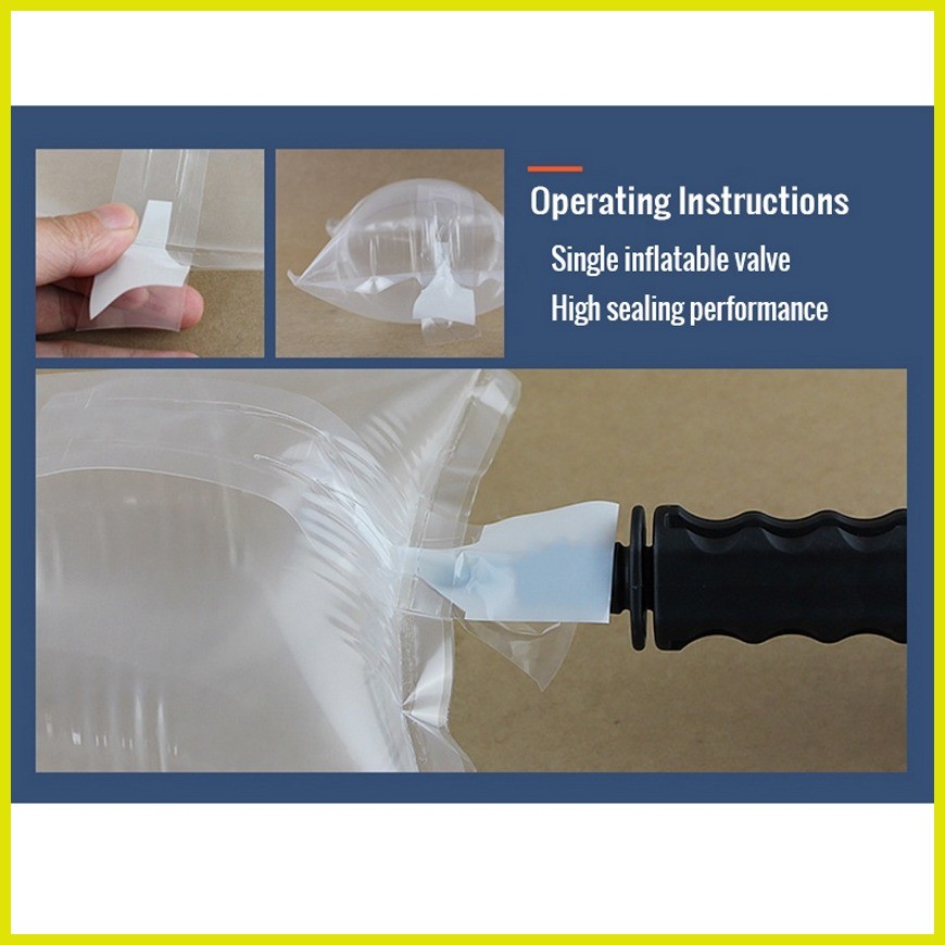 ⊙ ☇ GEEBON 100pcs Package Buffer Bag Inflatable Air Packaging Bubble ...