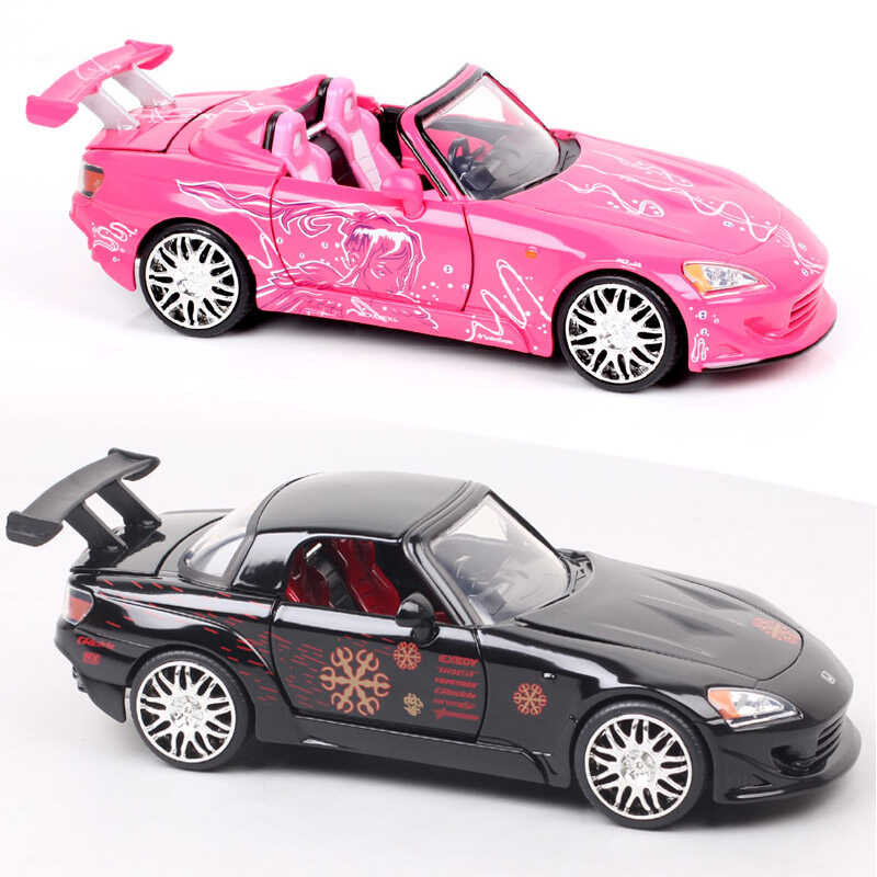 Only Jada 1:24 Scale 2001 Suki Honda S2000 Convertible Racing Car Model ...
