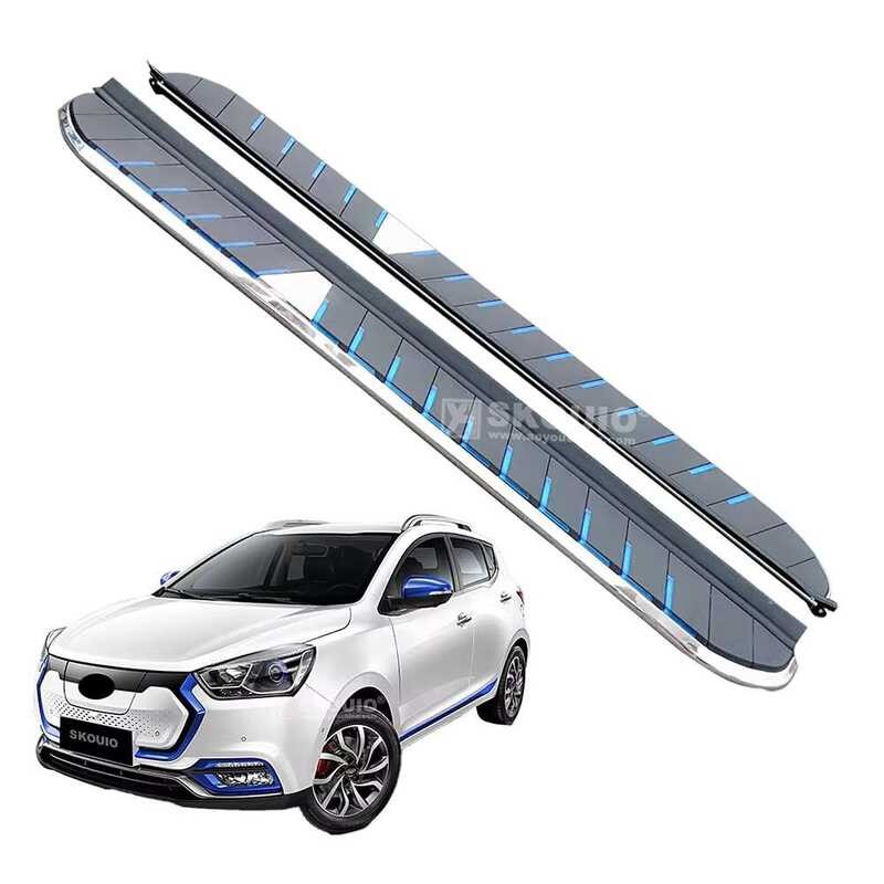 Skouio-P9 OEM ODM Aluminum Alloy Foot Running Board Pedal Side Step For JAC Iev7s 217 218 219 ...