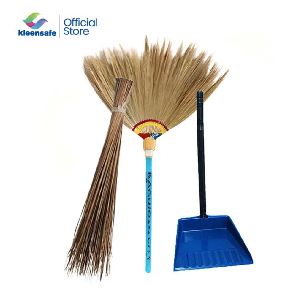 Kleensafe Walis Tambo, Walis Tingting and Dustpan plastic Bundle Floor ...