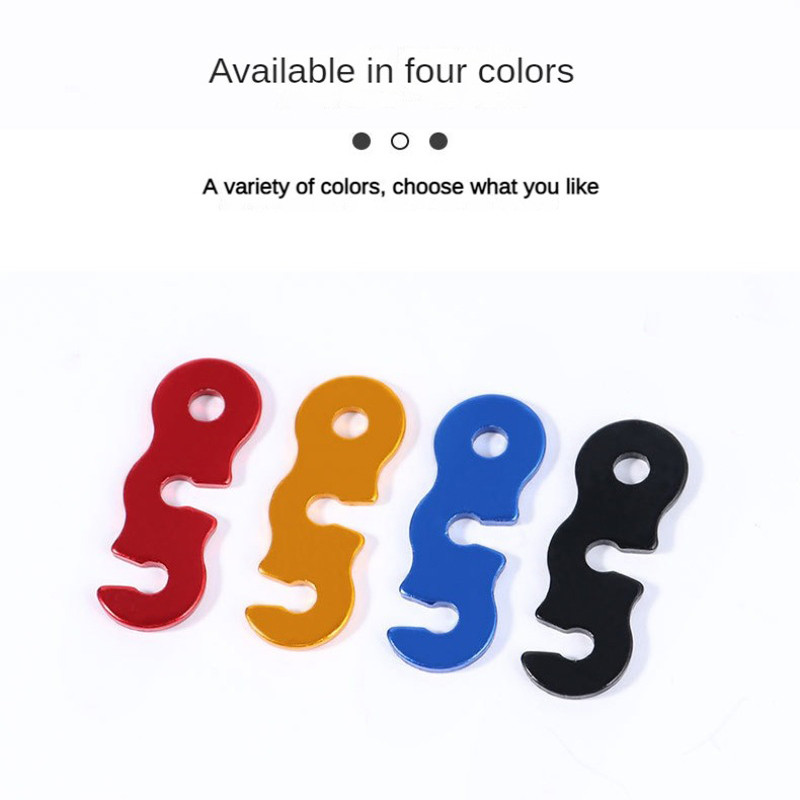 10PCS Guy Rope Tensioners Guy Line Cord Adjuster Aluminum Alloys Wind ...