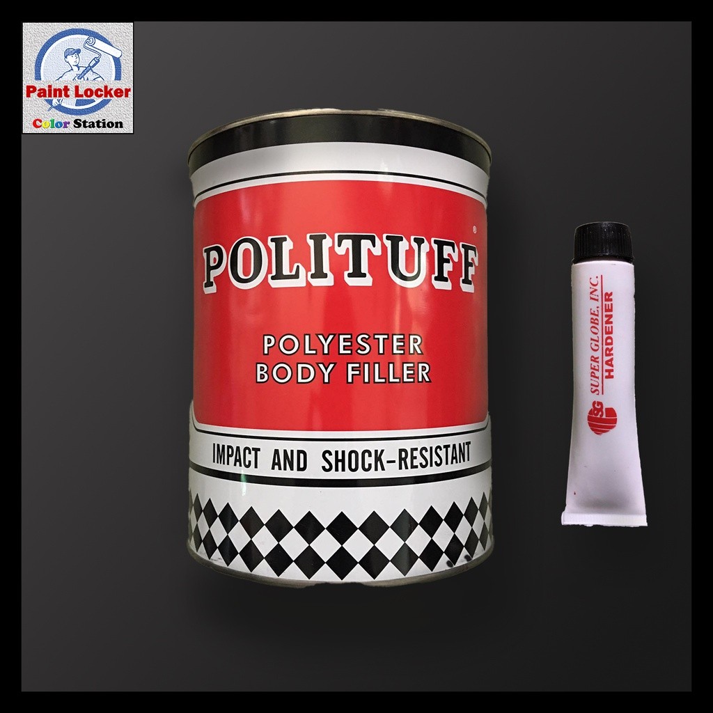 Polituff Polyester Body Filler with Hardener - 1 Liter | Shopee Philippines