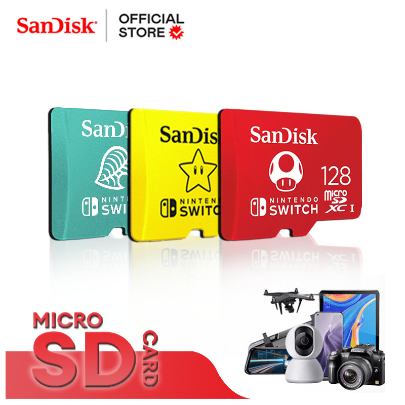 SanDisk microSDXC Card for Nintendo Switch 128GB 256GB Memory Card ...