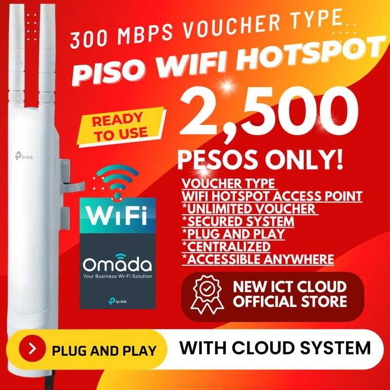 PISO WIFI 2.4G Wifi Access Point With Cloud Hotspot Server 824 | Shopee ...
