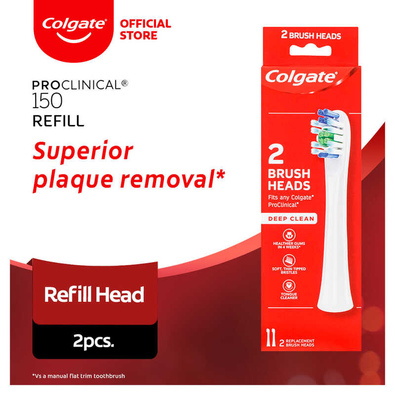 Colgate Proclinical 150 Power Sonic Electric Toothbrush Refill With ...