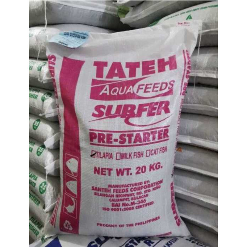 Tateh Aquafeeds Surfer Pre-Starter Tilapia Catfish (Hito) Milkfish Koi Feeds Floating Pellets (1 ...