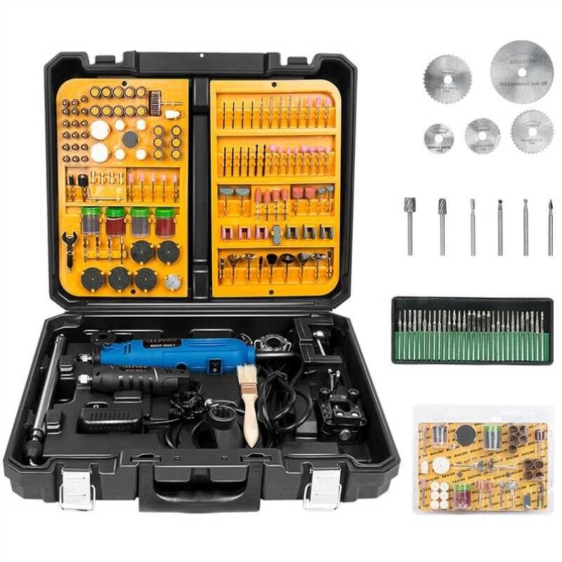 JUQUAN Electric Grinder Set Jade Tools Multi-Functional Wood Root ...