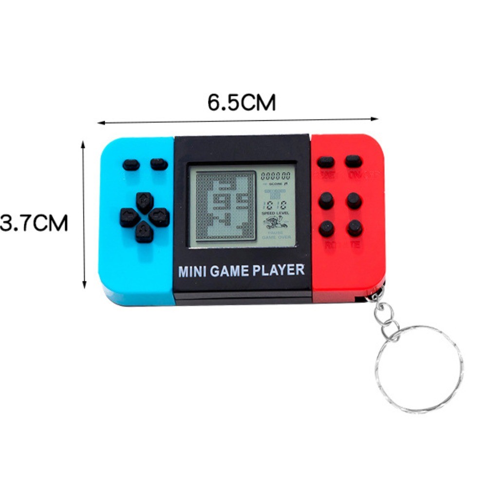 Retro Handheld Electronic Game Console Mini Portable Tetris Keychain ...