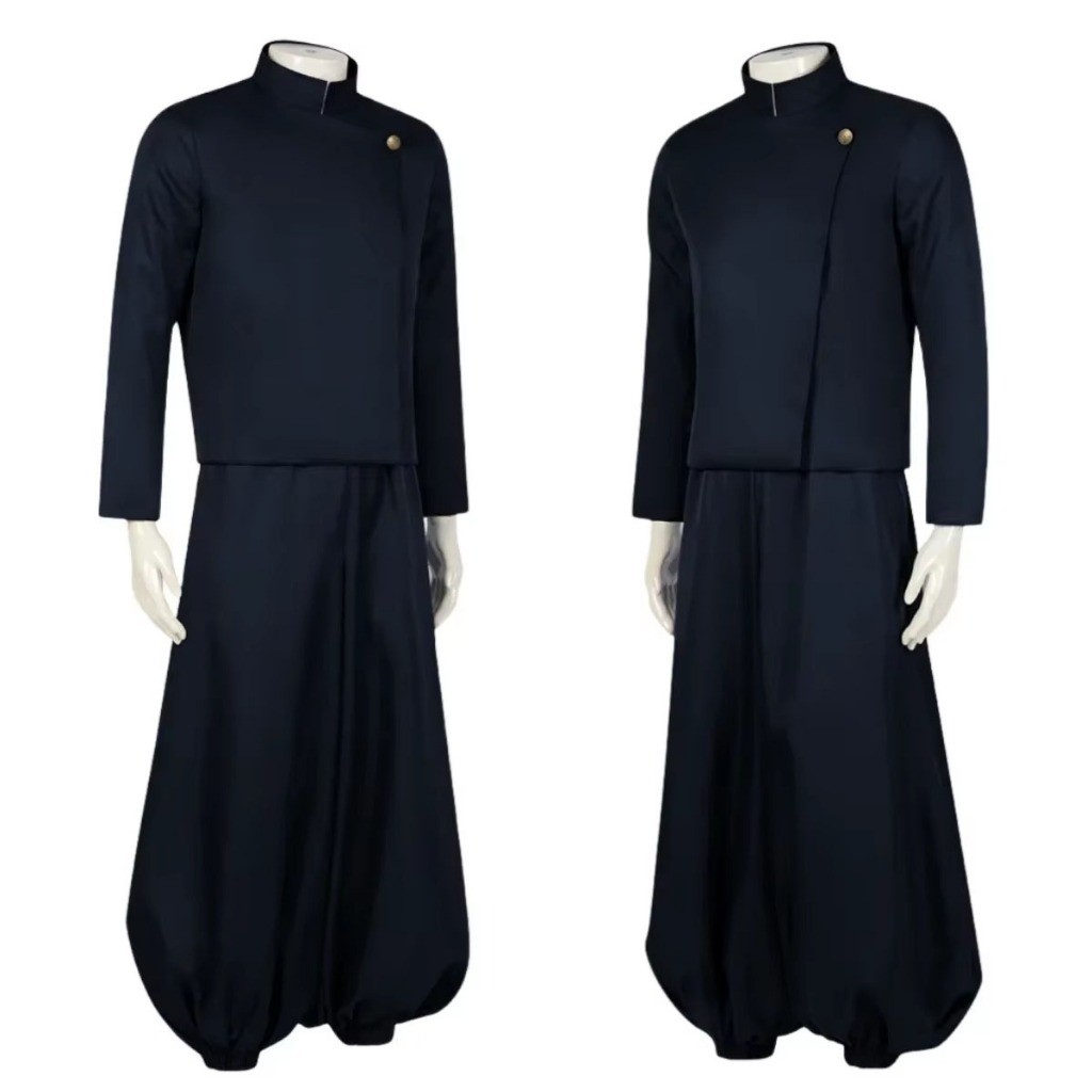 Japanese Anime Geto Suguru Cosplay Costume High-Collar Jacket Wide Leg ...