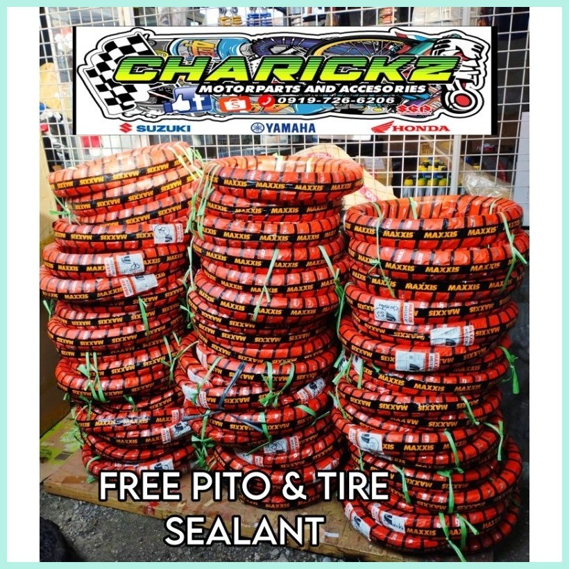 ORIGINAL MAXXIS TIRE TUBELESS RIM 17 (FREE PITO & TIRE SEALANT ...