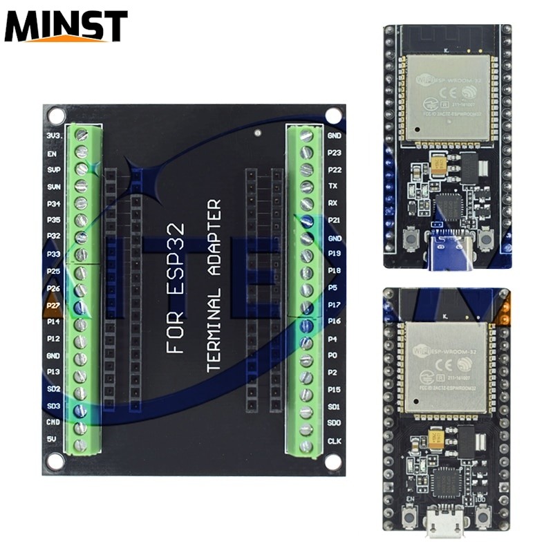 ESP32 Development Board ESP-32S NodeMCU-32S MICRO/TYPE-C Wireless ...