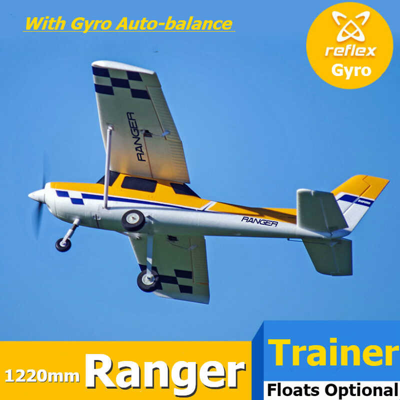 RC FMSRC Airplane 1220Mm Ranger Trainer 3S 4Ch Gamit Ang Reflex Gyro ...
