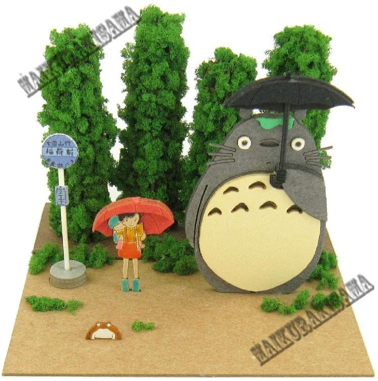 Japanese Sankei Mini Paper Model House Three-dimensional Hayao Miyazaki ...