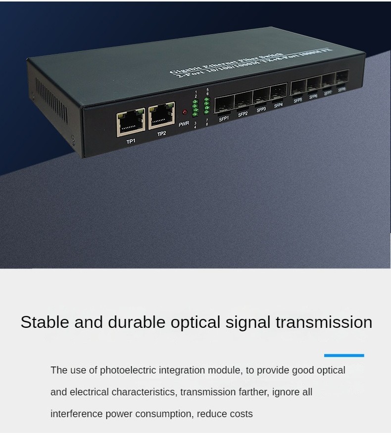Gigabit SFP Optical Fiber Switch LC Port 8/10/18SFP+4/8/16RJ45 Port ...