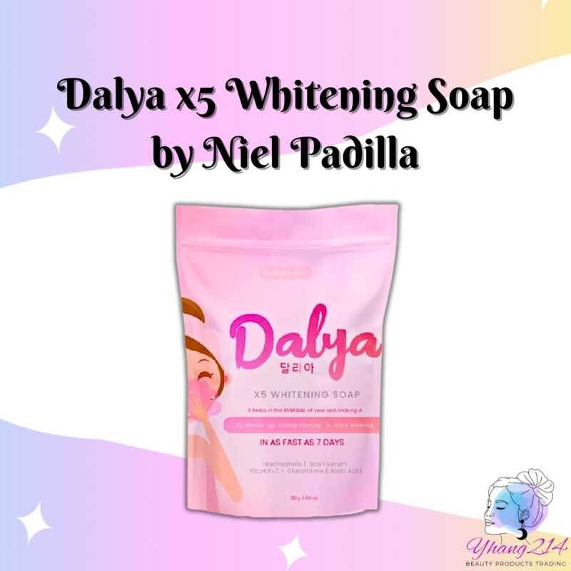 Dalya x5 Whitening Soap by Niel Padilla with Kojic Acid, Glutathione ...