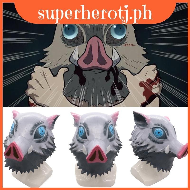 Slayer Demon Kimetsu No Yaiba Cosplay Hashibira Inosuke Mask Wild Mask ...