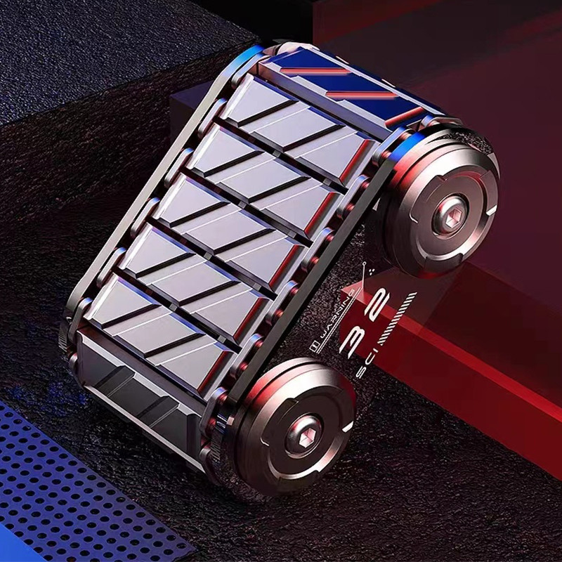 Cool Tank Fidget Roller Autism ADHD Metal EDC Fidget Toys Office Desk ...