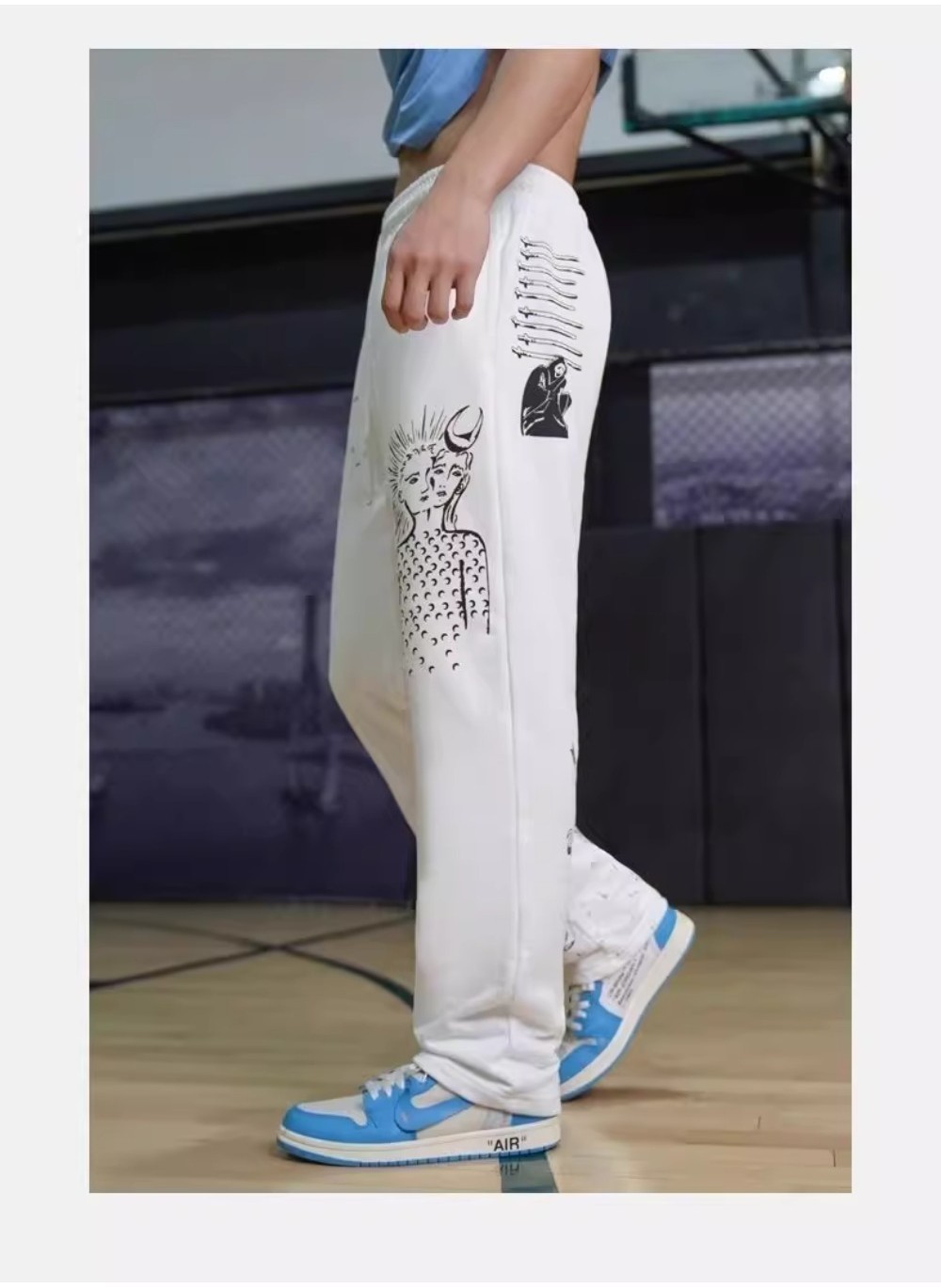 Delivery Within 24 Hour Kyrie Irving Pants for Men American Basketball ...