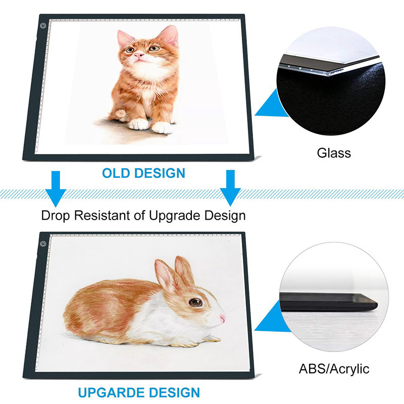 A4/A3 Drawing tablet wacom Digital Graphic Tablet LED Diamond Painting ...