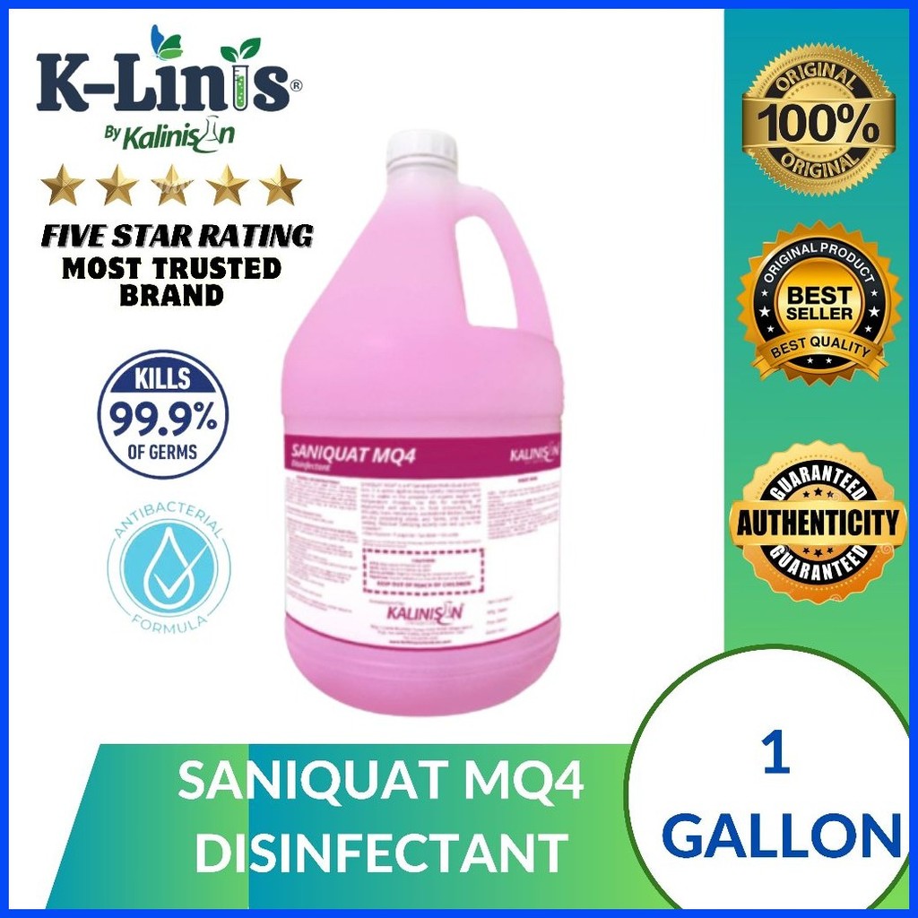 ♀ ♞,♘Original Kalinisan Saniquat MQ4 Liquid Multi-quat Disinfectant 1 ...