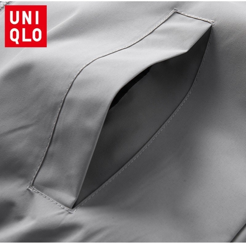 UNIQLO Loose long sleeve baseball collar jacket M-5XL zipper jacket ...