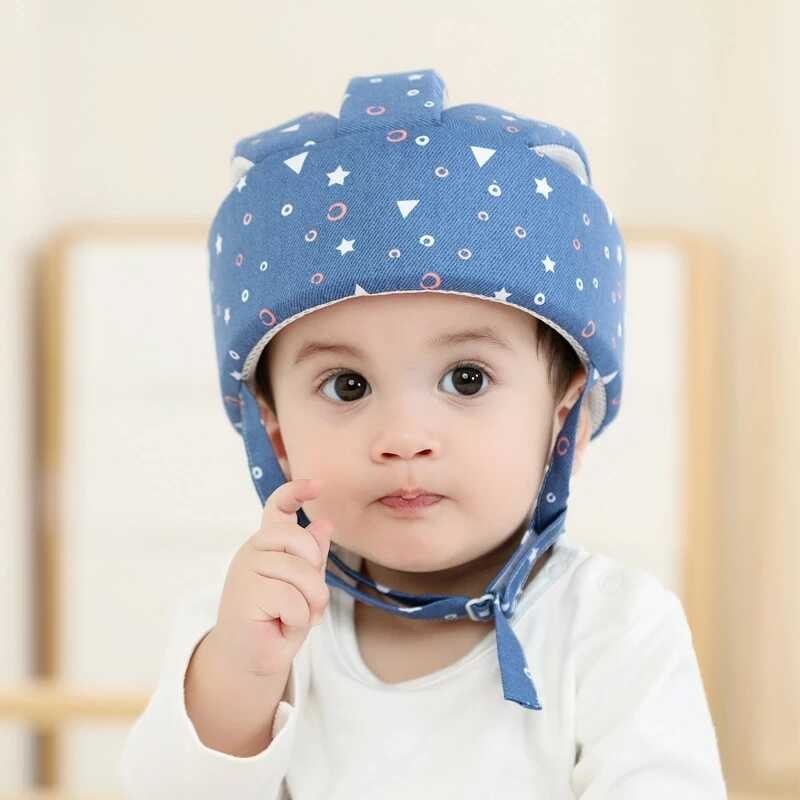2 Cotton Infant Toddler Safety Children Head Protection Hat For Walking ...
