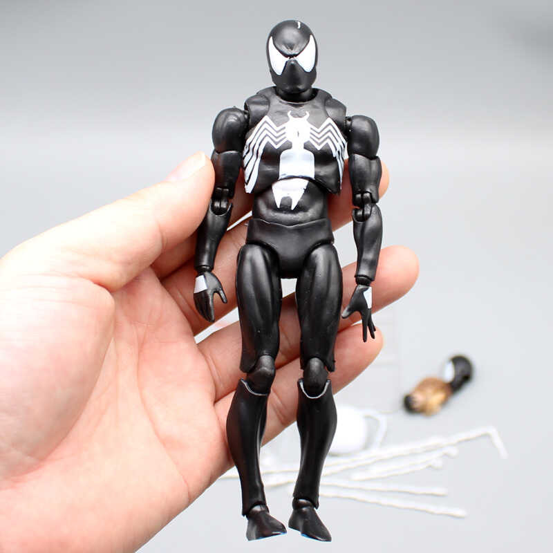 GK 147 Symbiote Spider-Man With Real Head Comic Version Black Suit ...
